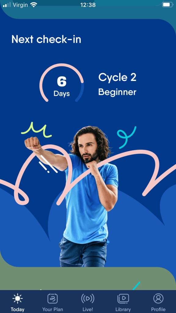 The Body Coach App Cycle 2 – Review – really (not) a runner